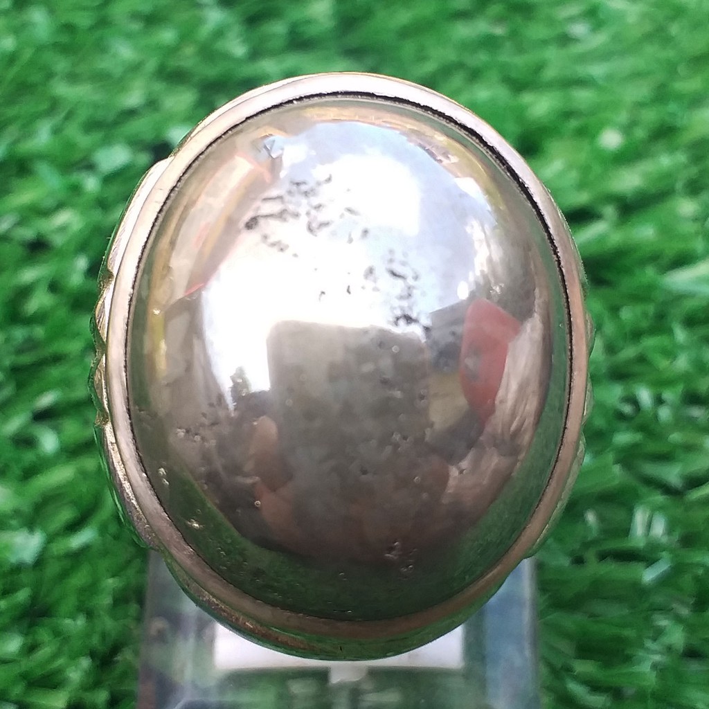 Jual Batu Akik Natural Badar Perak Papua Size Mumbul Ferrit Rata ...