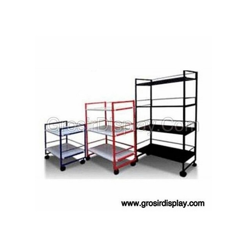 Jual Rak Troli Besi 4 susun Meja Trolley Serbaguna Indonesia|Shopee ...