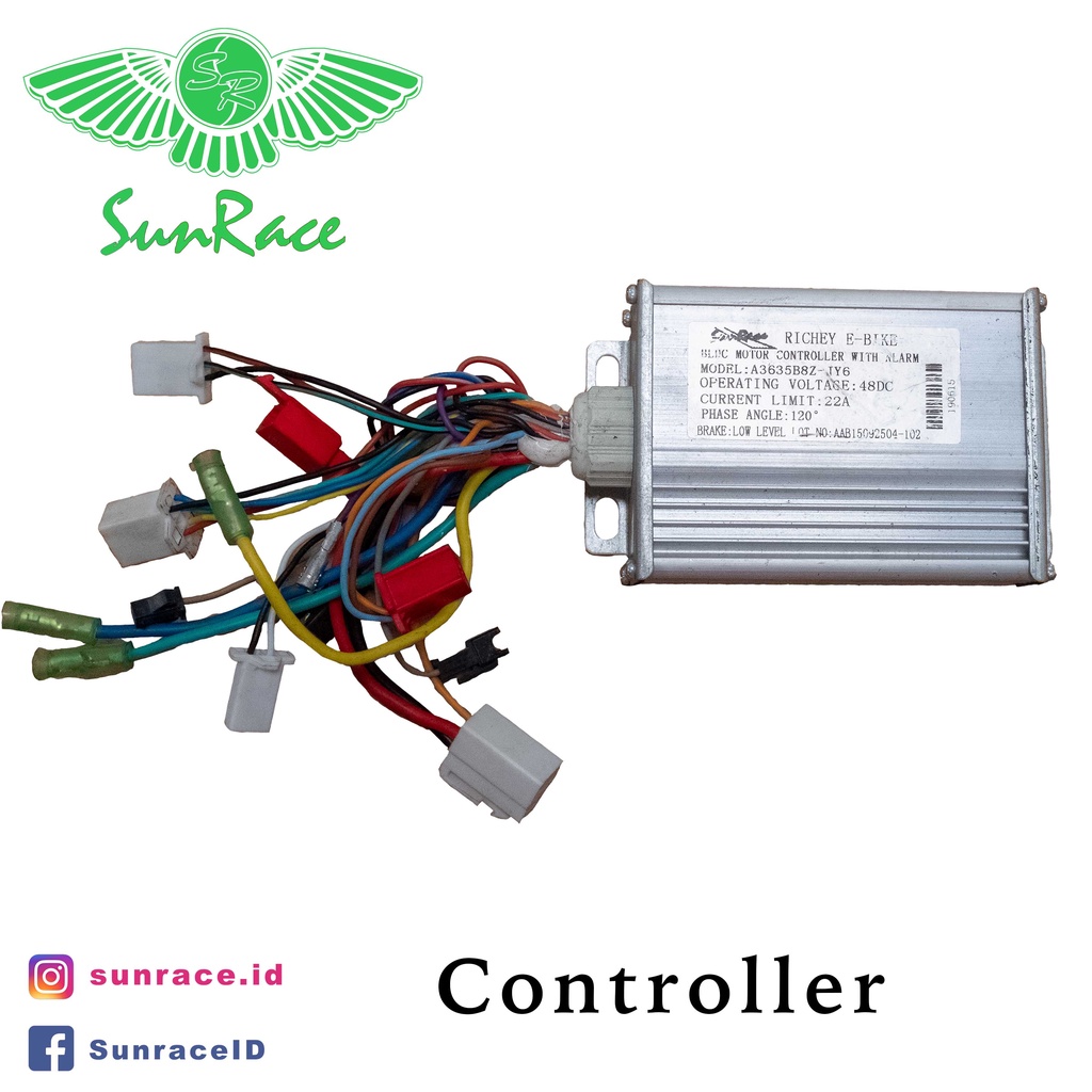 Jual CONTROLLER / KONTROLER SEPEDA LISTRIK SUNRACE | Shopee Indonesia