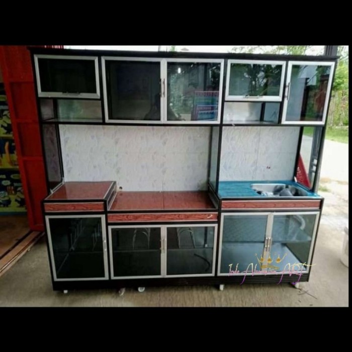 Jual Rak Dapur Rak Piring - Kitchen Set Minimalis Bahan Alumunium ...