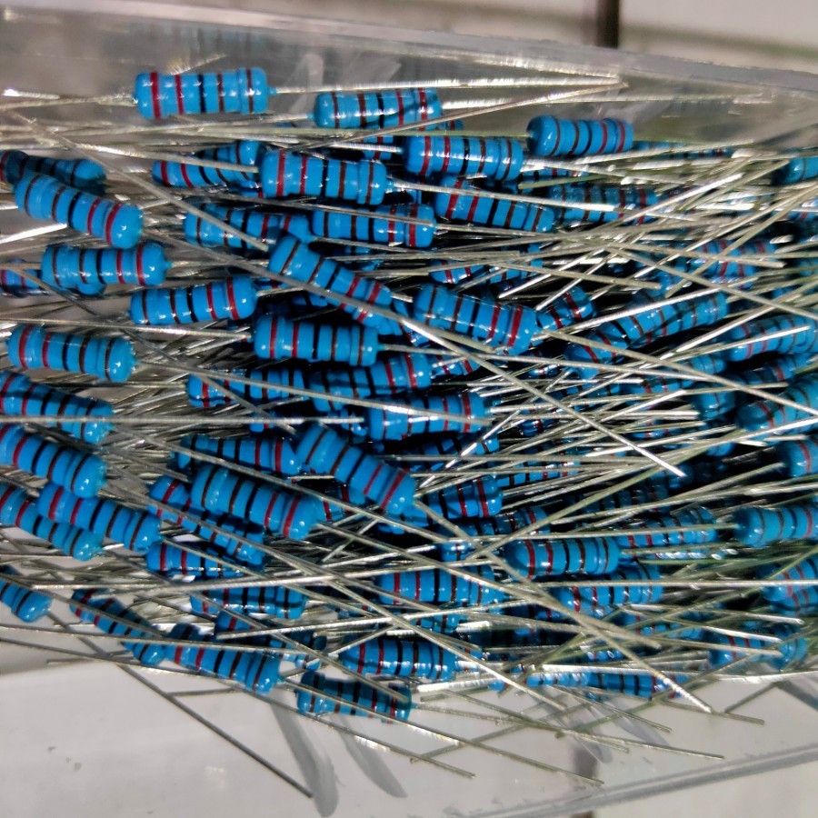 Jual Resistor 2K2 Ohm 1/2 Watt Karbon 5% per 10pcs | Shopee Indonesia