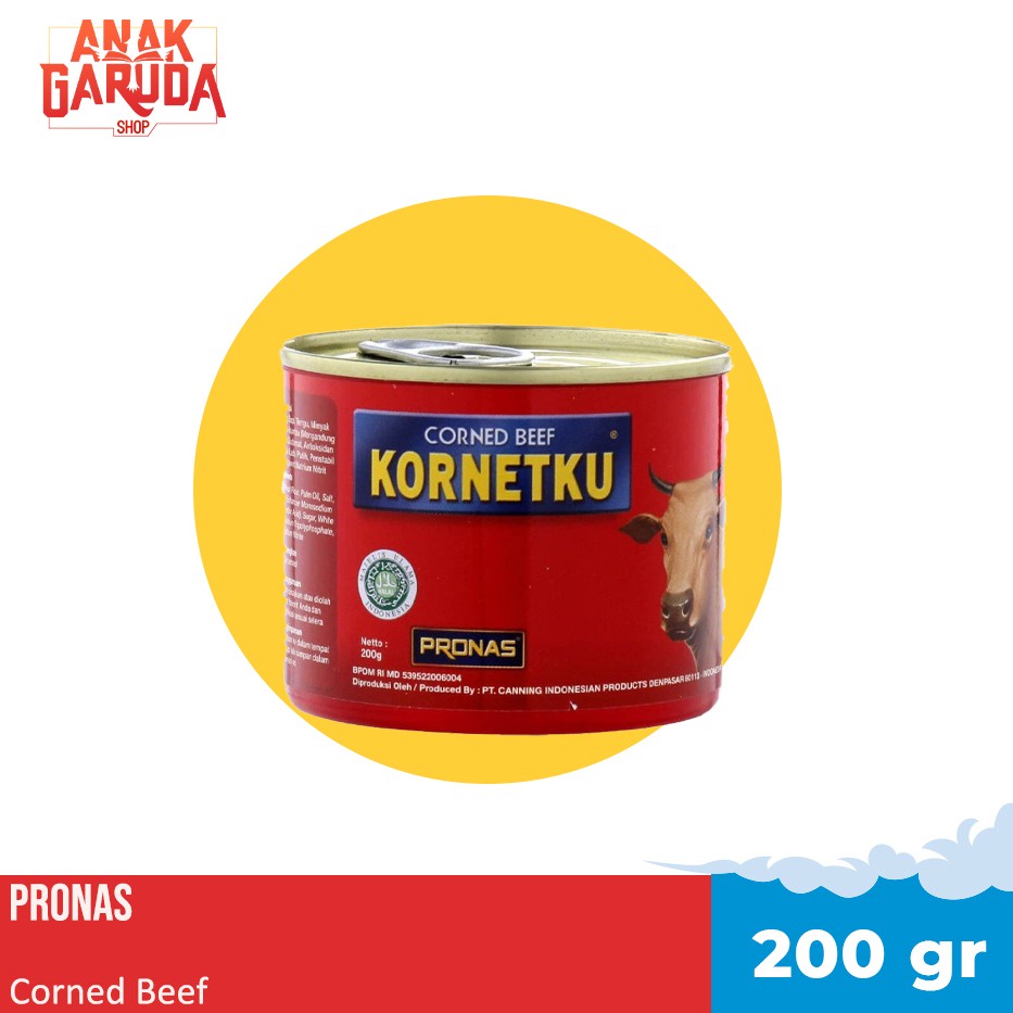 Jual Pronas KORNETKU Corned Beef Kornet Daging Sapi [ 200 gram ...