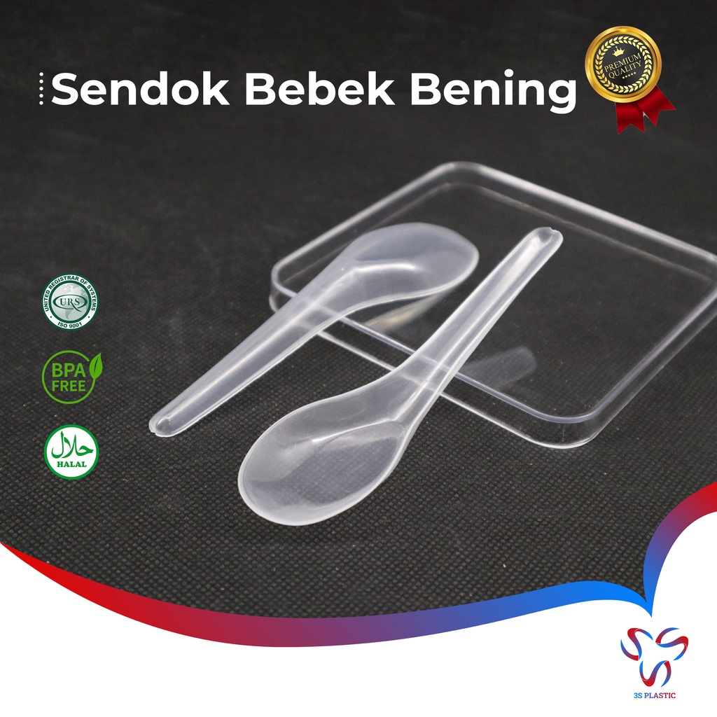 Jual SENDOK BEBEK PLASTIK BENING / SENDOK SUP / SENDOK CEKUNG ISI 50 ...