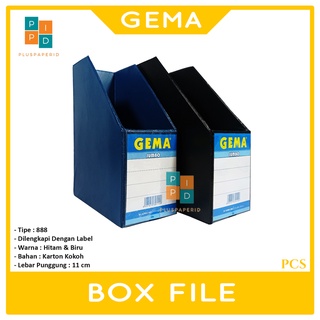 Jual GEMA - Pvc Jumbo Box File Folio Hitam - Biru - Pcs | Shopee Indonesia