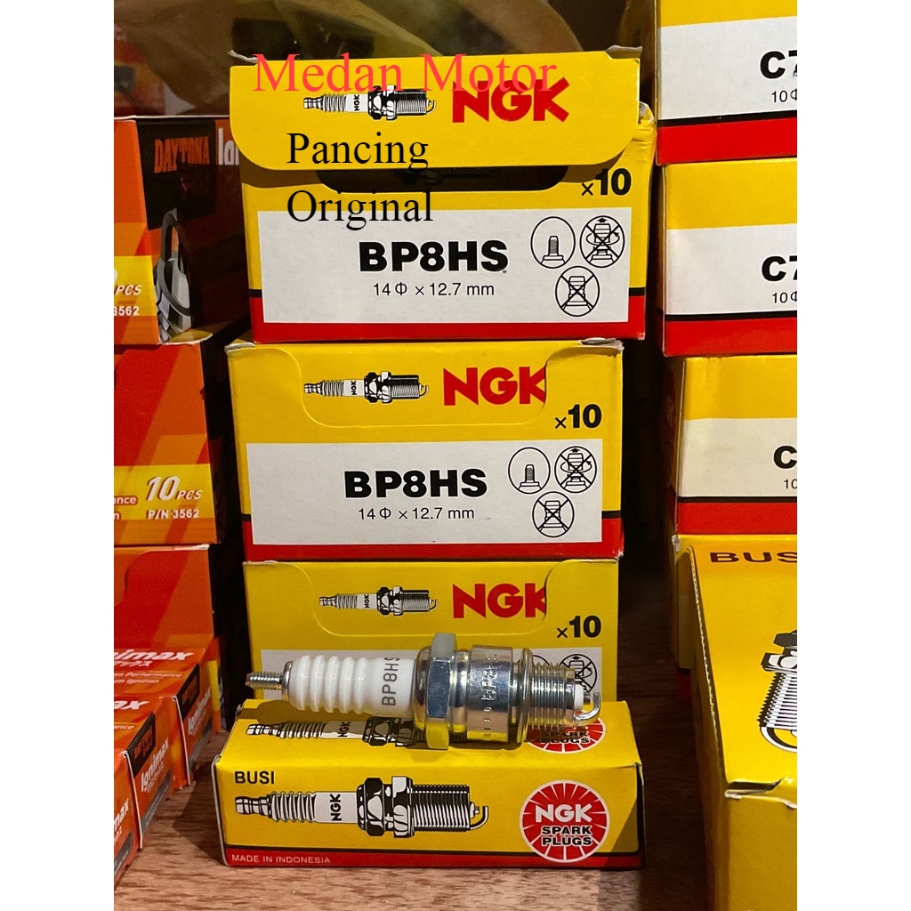Jual BUSI NGK BP8HS ORIGINAL!!! Piogio pk 125, Corsa, Suzuki econos ...