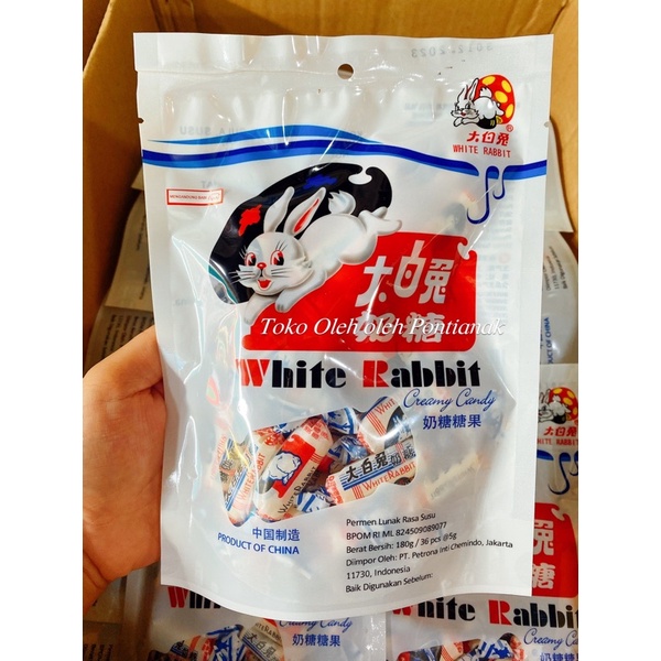 Jual White Rabbit Candy 180gr/ Permen Susu Jadul Kelinci Permen CNY ...