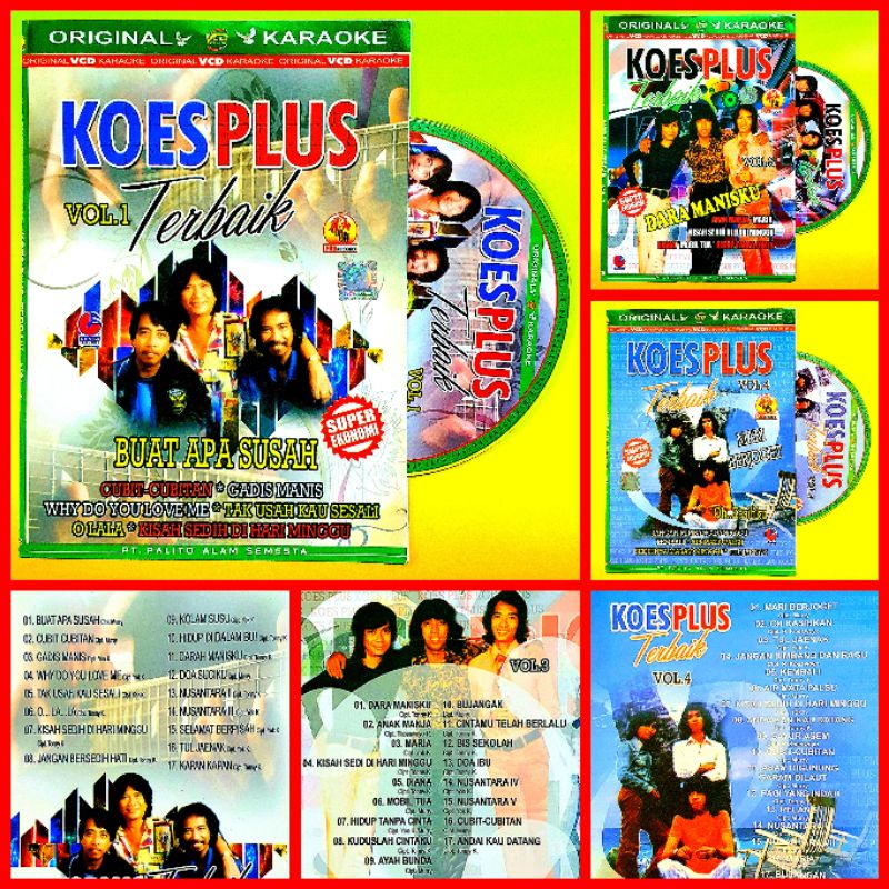 Jual KASET ORIGINAL KARAOKE VIDEO MUSIK LAGU KOES PLUS TERBAIK - LAGU NOSTALGIA TEMBANG LAWAS ...
