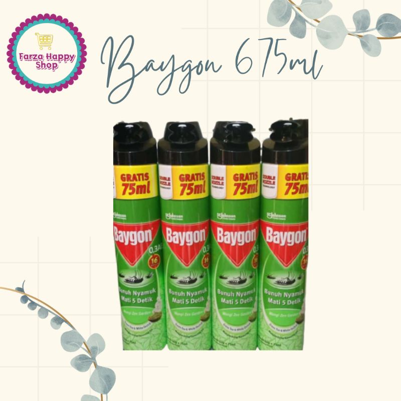 Jual Baygon obat nyamuk zen garden 600+75ml | Shopee Indonesia