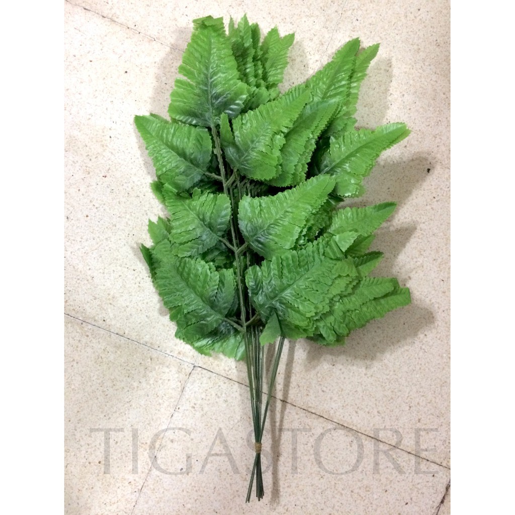 Daun Pakis Mini K-7 TANGGUNG Artificial Impor Per Lusin | Shopee Indonesia