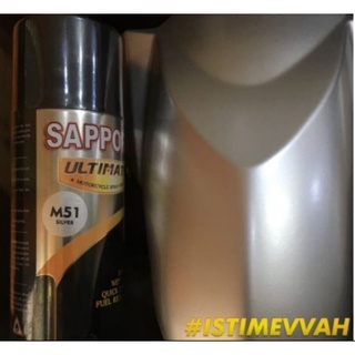 Jual SAPPORO ULTIMATE M51 SILVER CAT SEMPROT AEROSOL SPRAY PAINT WARNA ...