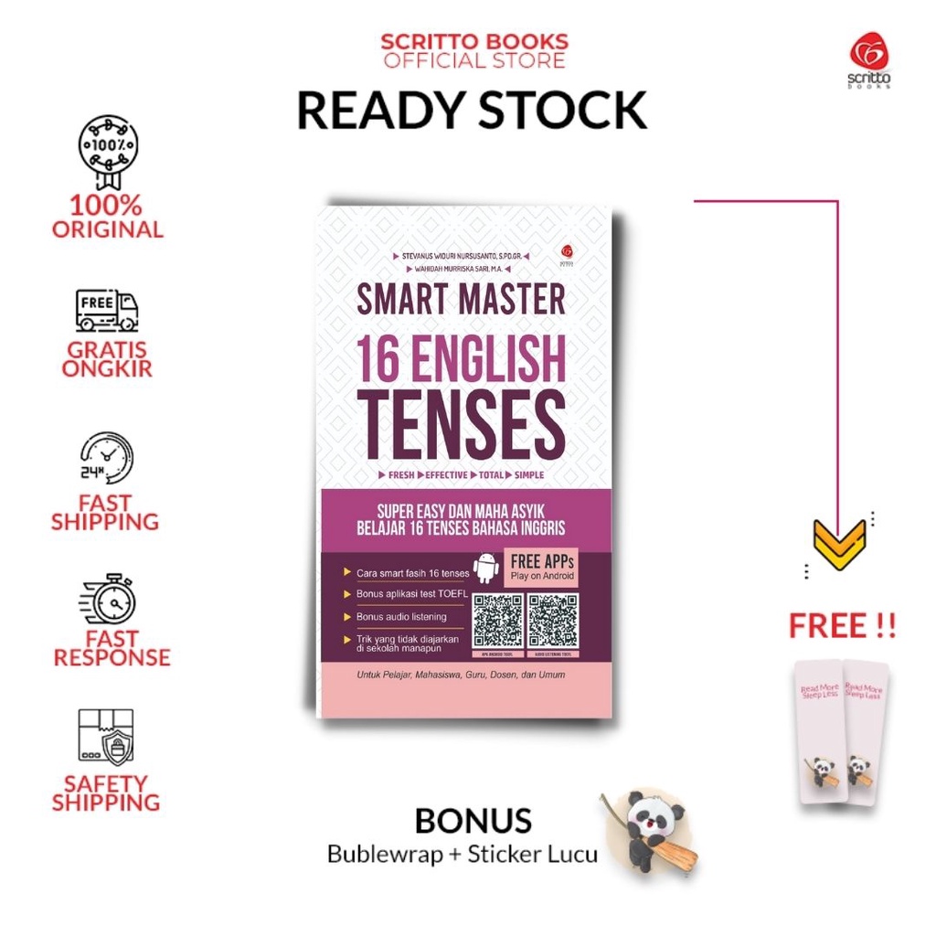 Jual Scritto Books - Smart Master 16 Tenses - Cara Pintar Super Easy Asyik Belajar Past Present ...