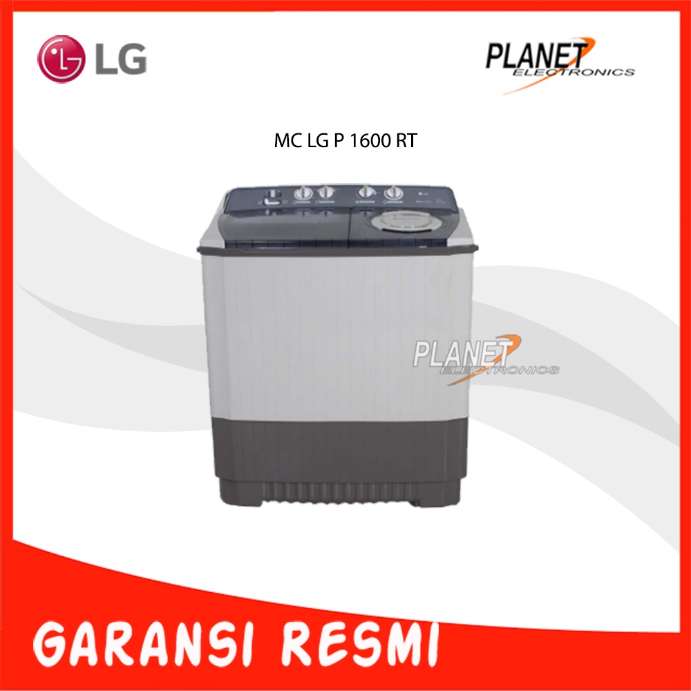 Jual Mesin Cuci LG 2 Tabung 16KG P1600RT Indonesia|Shopee Indonesia