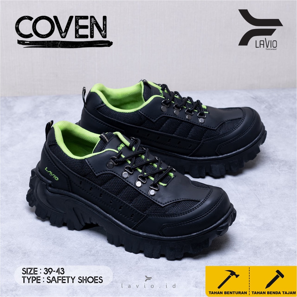 Jual Sepatu Septy Pria Semi Bots Safety Ujung Besi Original Sefty ...