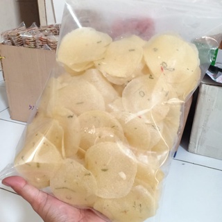 Jual Opak sampeu kerupuk singkong mentah rasa asin original ukuran mini ...