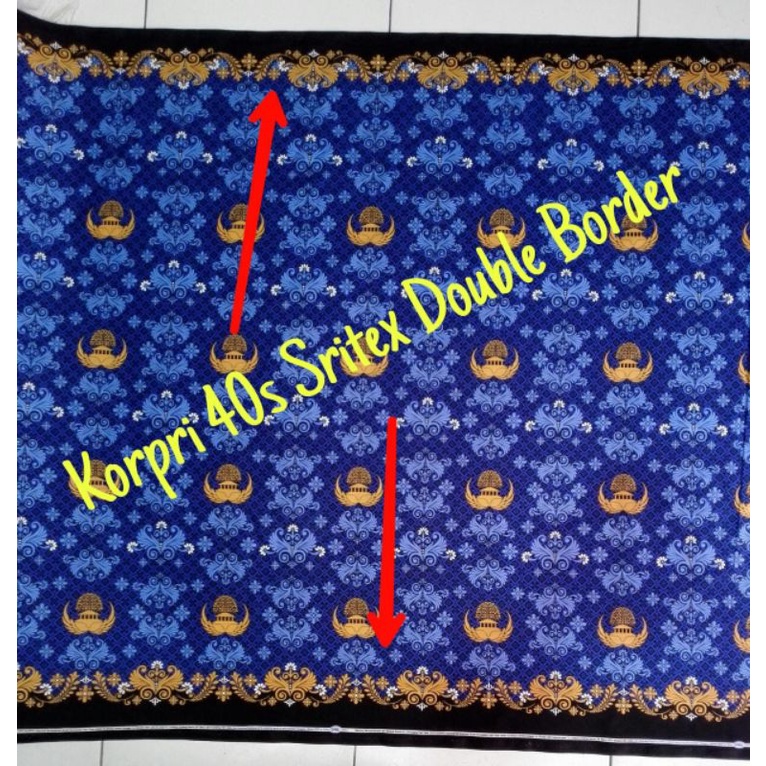 Jual Bahan kain seragam KORPRI baru 2022, DOUBLE BORDER, SRITEX ...