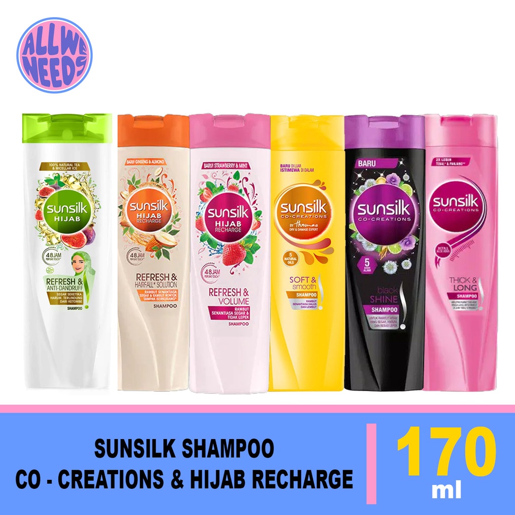 Jual Sunsilk Shampoo Hijab Refresh | Hijab Recharge | Co - Creations ...