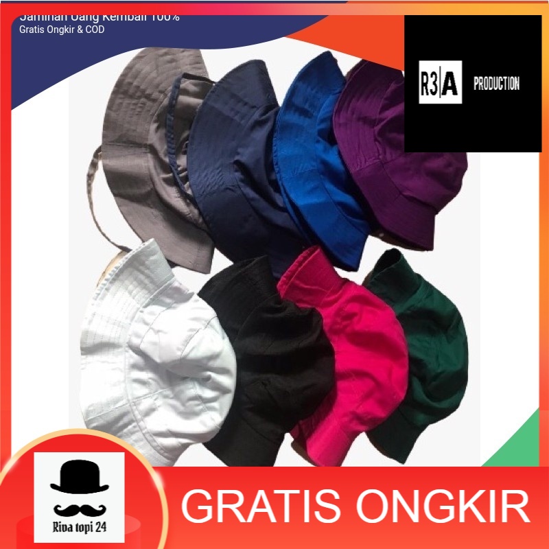 Jual TOPI RIMBA TOPI BUCKET TOPI LAPANGAN TOPI GUNUNG TOPI RIMBA MURAH ...