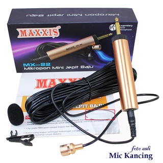 Jual Mic Jepit Mini MAXXIS MX-22 Mik Jepit Mikrofon Condenser Clip On ...