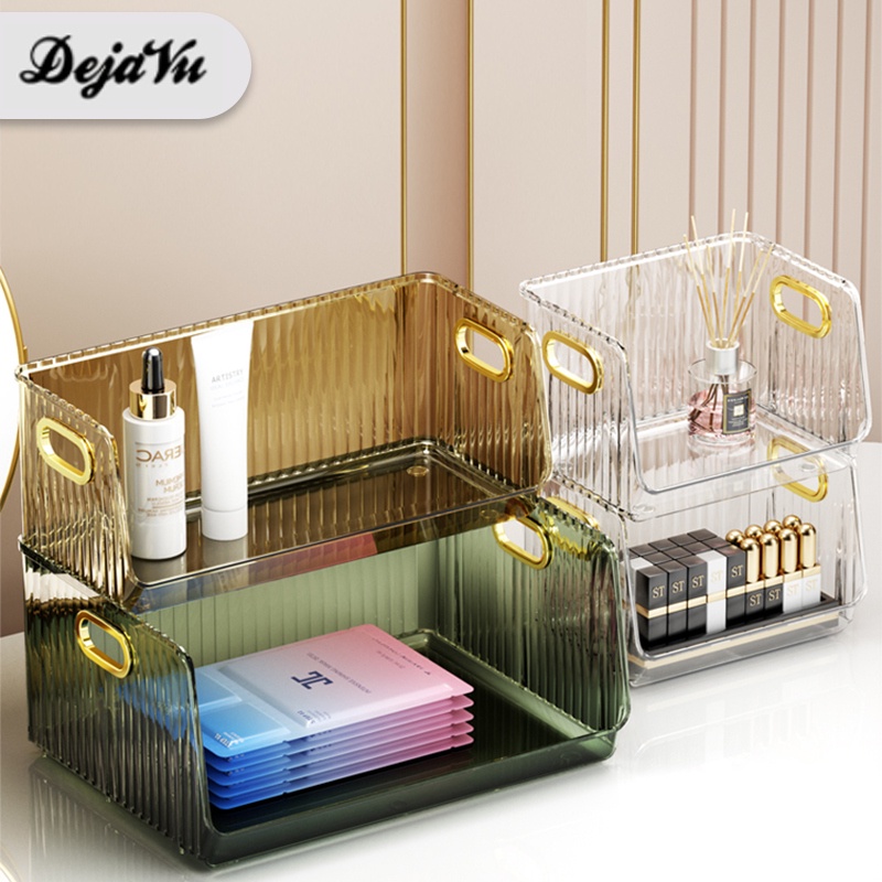 Jual Dejavu Rak Kosmetik Transparan Akrilik Tempat Penyimpanan Make Up ...