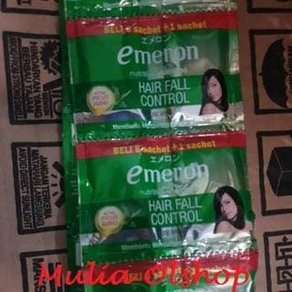 Jual Sampo Emeron Hair Fall Control ( 1 Renceng 12 Sachet@10 ml ...