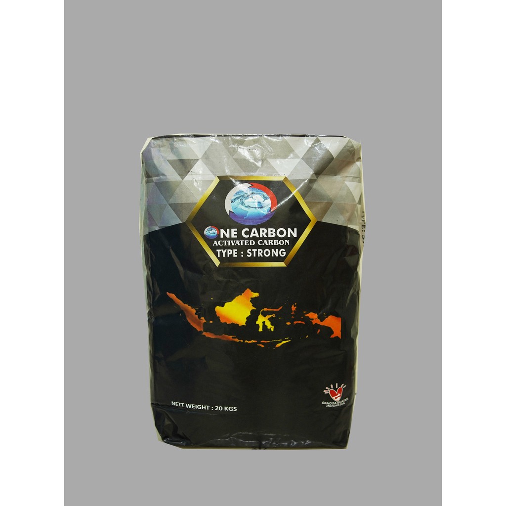 Jual KARBON AKTIF ONE CARBON / ACTIVATED CARBON IODINE 800 1 SAK 20 KG ...