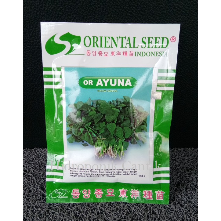 Jual 100 GRAM BENIH BAYAM HIJAU AYUNA ORIENTAL SEED | Shopee Indonesia