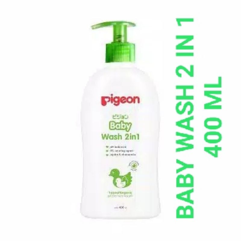 Jual PIGEON SABUN MANDI 400ML 2 IN 1 HAIR & BODY WASH / SABUN BAYI ...