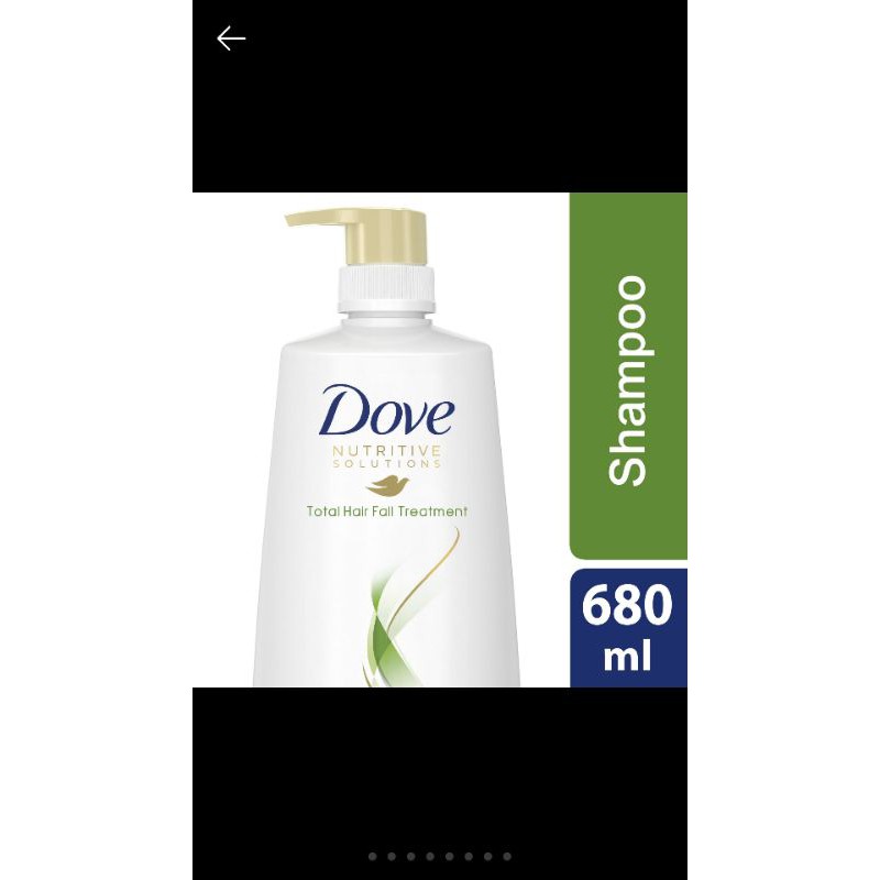 Jual DOVE SHAMPOO TOTAL HAIRFALL TREATMENT 680ML - SHAMPOO RAMBUT ...