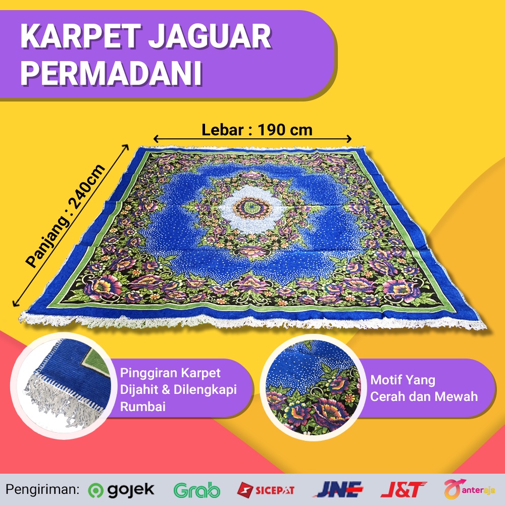Jual Karpet Jaguar , Karpet Permadani / Karpet Lantai Ukuran 190x240cm ...