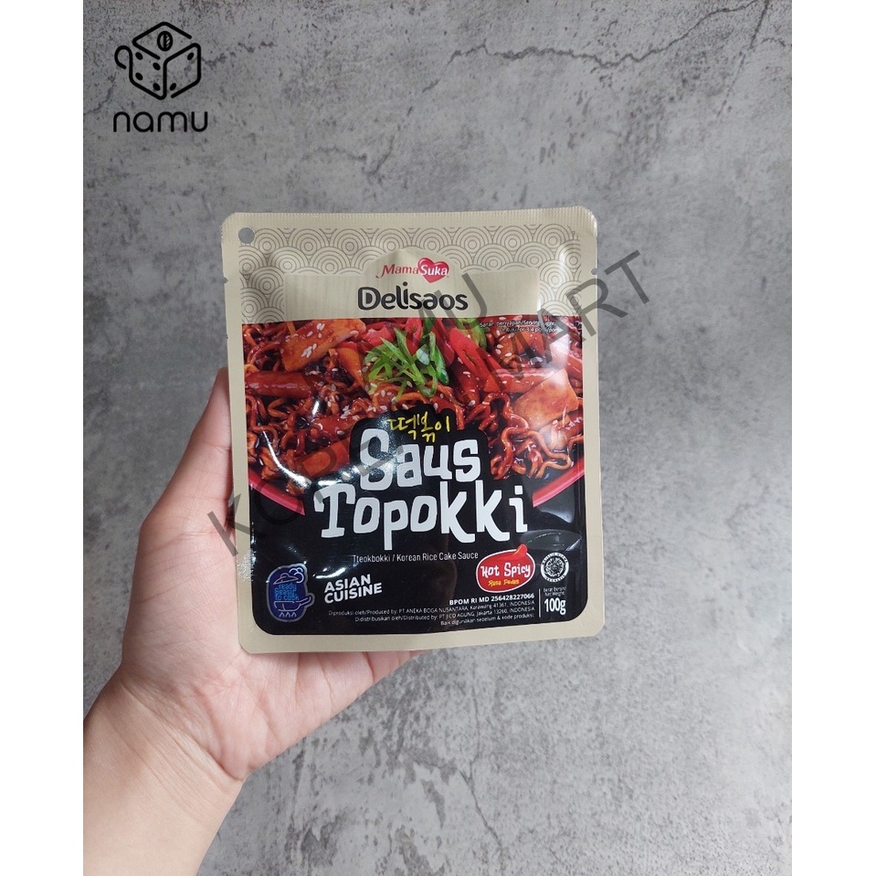 Jual Mamasuka Delisaos Saus Topokki Tteokbokki Hot Spicy 100gr Saus ...