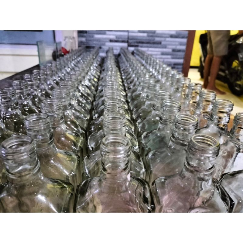 Jual Botol kaca kotak