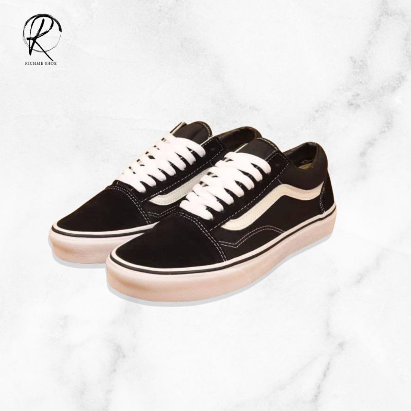 Jual Vans Old Skool Classics Black White Waffle Evb X Made In Vietnam