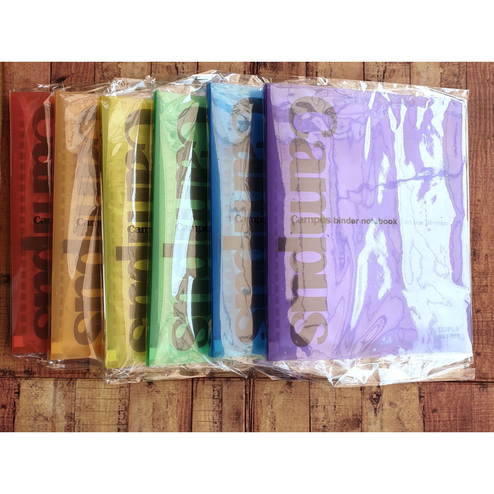 Jual Map Binder Plastik Campus Topla Ukuran A5 BNT 903 - Binder Note ...