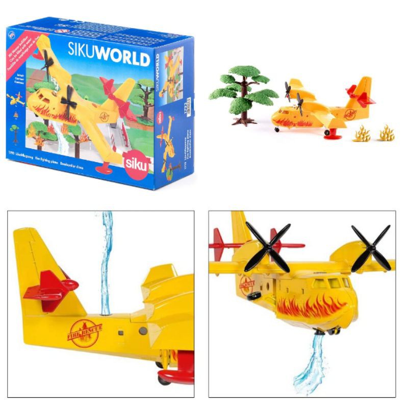 Jual Sikuworld 1793 Fire Fighting Plane Original Siku / Mainan Pesawat ...