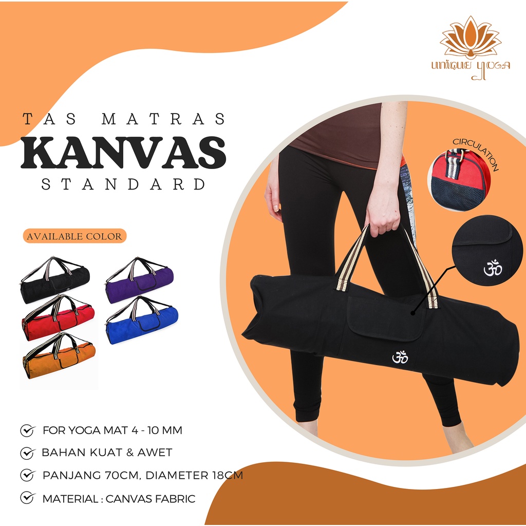 Jual Tas Matras Yoga Kanvas / Tas Olahraga Murah / Tas Matras Yoga ...