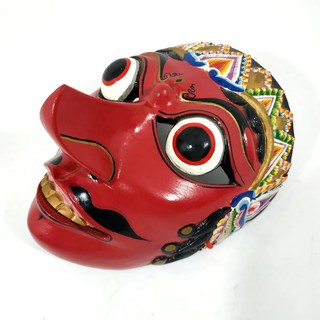 Jual Topeng Tari Kelana Klana T50 Kayu Wajah Wayang Rahwana Buto Cakil ...