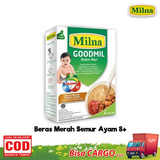 Jual Milna Bubur Bayi Goodmil 6 Bulan Dan 8 bulan+ Bubur Tanpa Susu ...