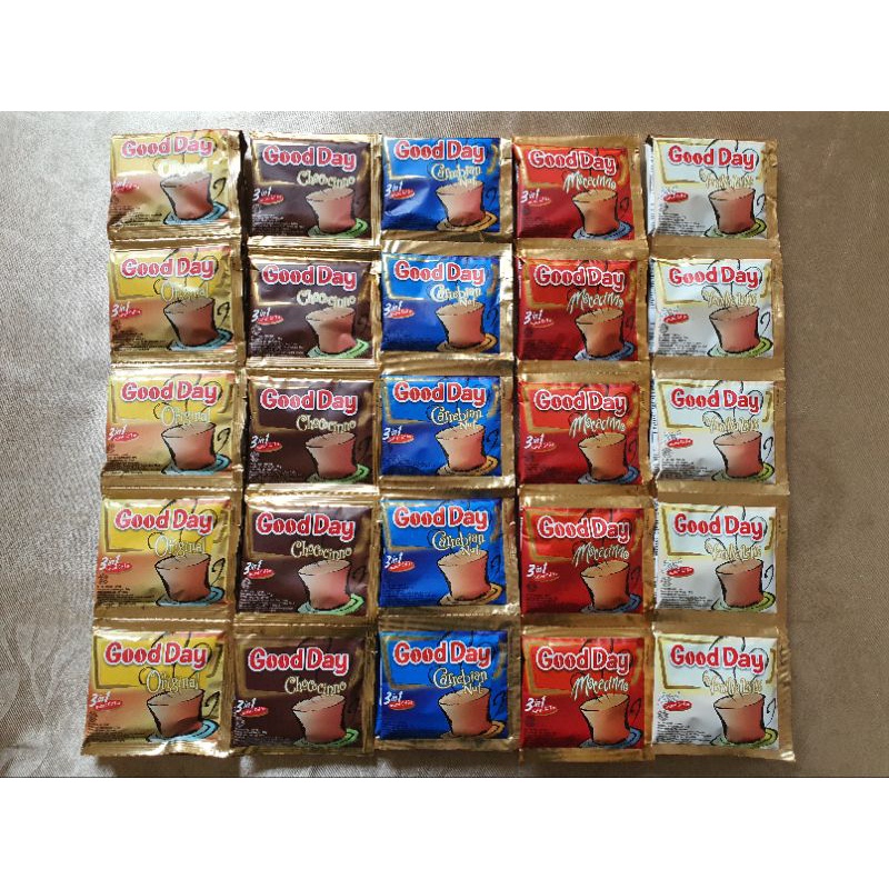 Jual KOPI GOOD DAY RENTENGAN / VARIAN RASA ORIGINAL, CHOCOCINNO ...