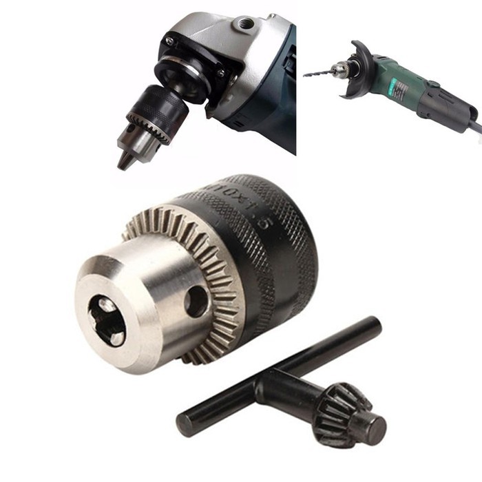 Jual KEPALA BOR 10MM DRAT DRILL CHUCK 3/8 INCH UNF MURAH BAGUS ...