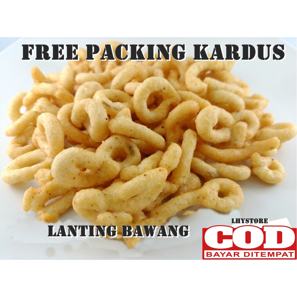 Jual LANTING BAWANG 250 gram snack kiloan makanan ringan jajanan ...