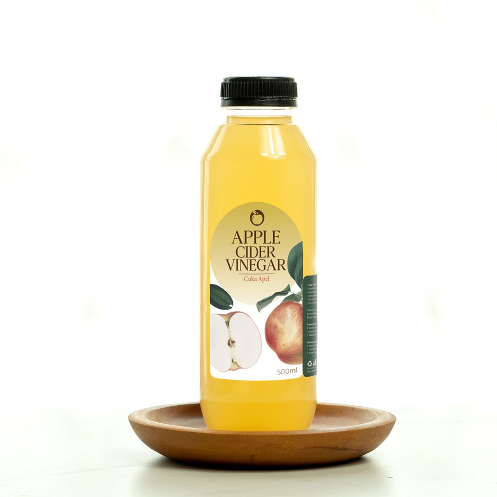 Jual Apple Cider Vinegar With Mother Cuka Apel Asli 100 500ml Shopee Indonesia