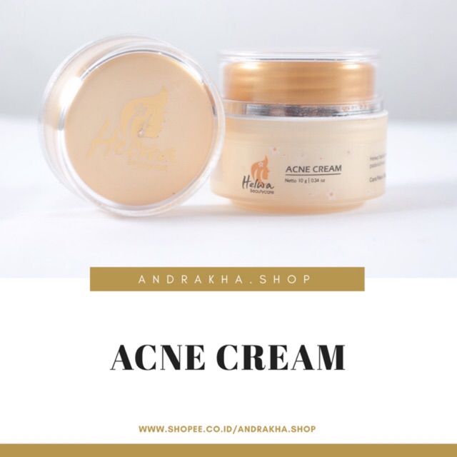 Jual ACNE CREAM | SALEP JERAWAT HELWA BEAUTYCARE ORIGINAL | Shopee ...