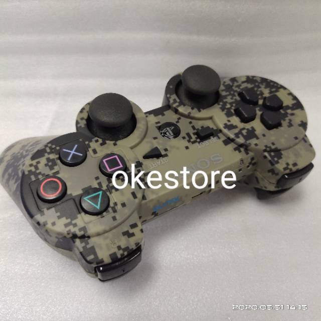 Jual Stik Ps3 Stick Ps 3 Wireless Original Pabrik Varian Army Grey ...