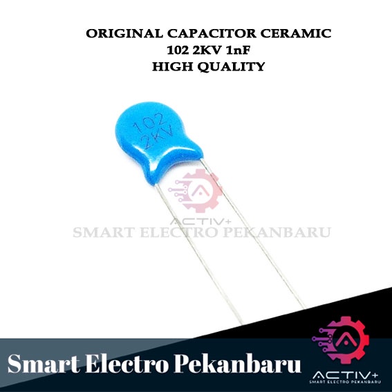 Jual ORIGINAL CAPACITOR 102 2KV 1nF 2KV KAPASITOR KERAMIK 102 2 KV ...