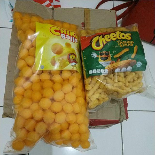 Snack kiloan chitato, chikiball, jetz, lays qtela,cheetoss | Shopee ...