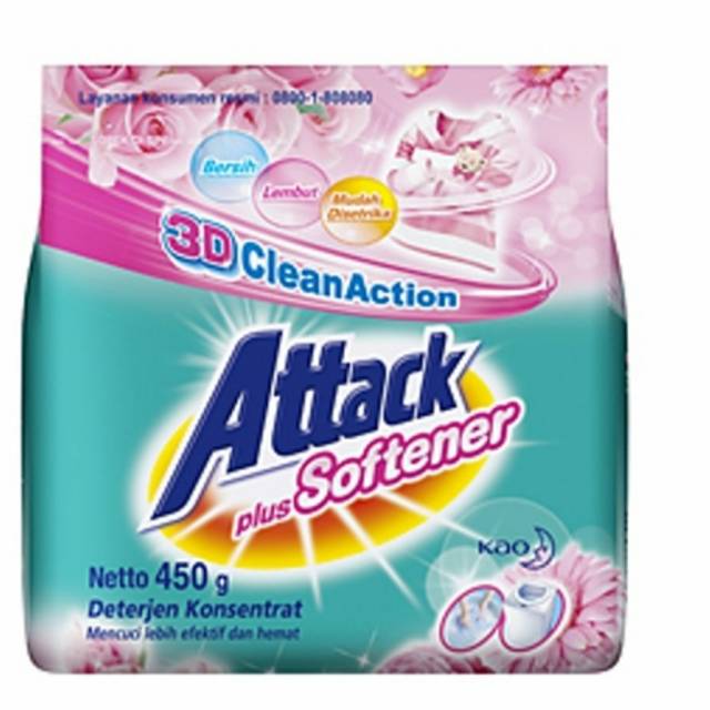 Jual Attack detergen+softener 450g | Shopee Indonesia