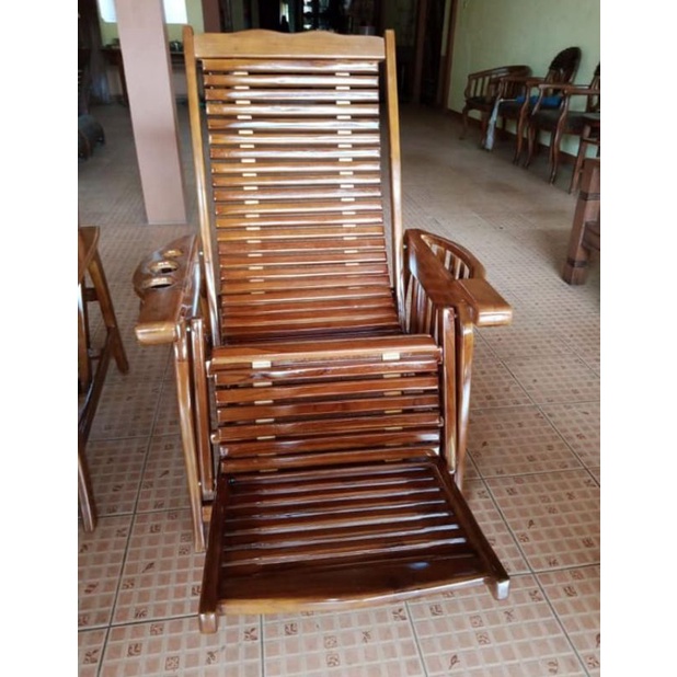 Jual PROMO KURSI GOYANG KAYU JATI | KURSI MALAS FURNITURE JATI | KURSI ...