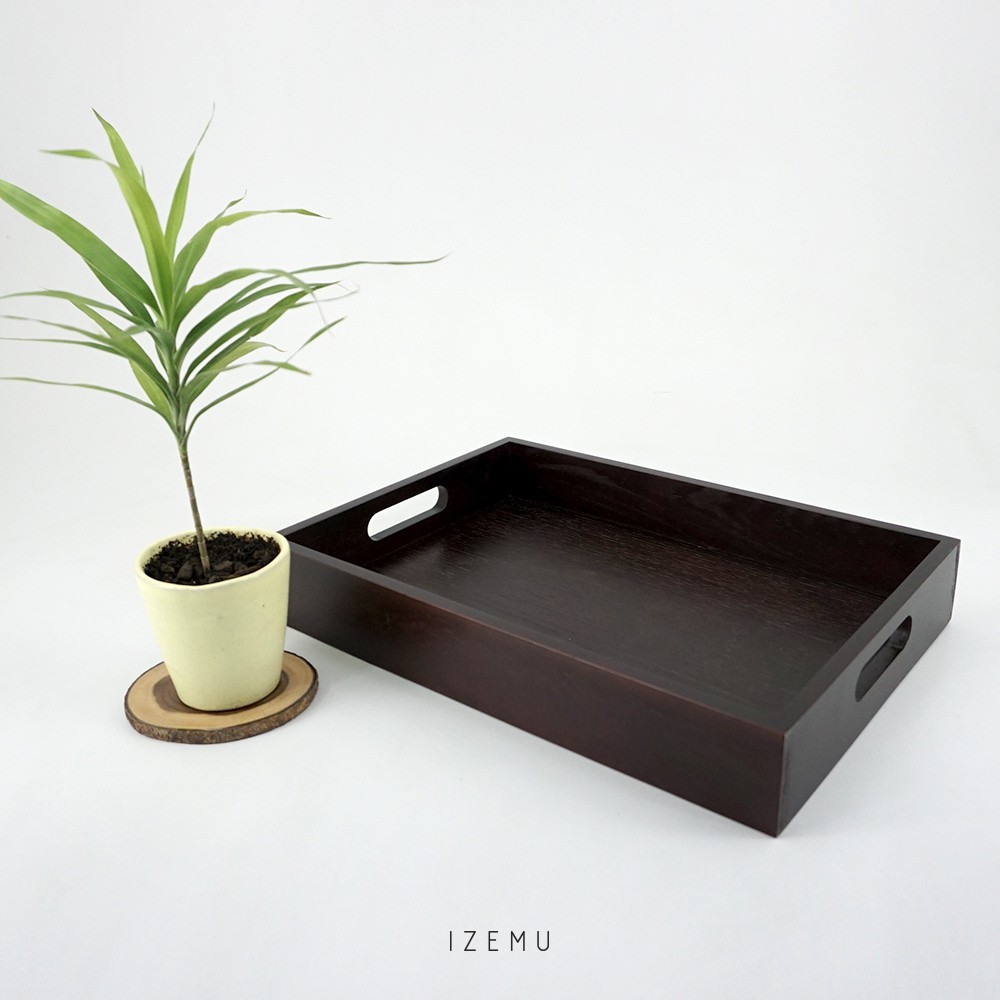 Jual IZEMU WAKU TRAY A4 - Nampan / Baki / Tray Kayu Pinus A4 Coffee ...