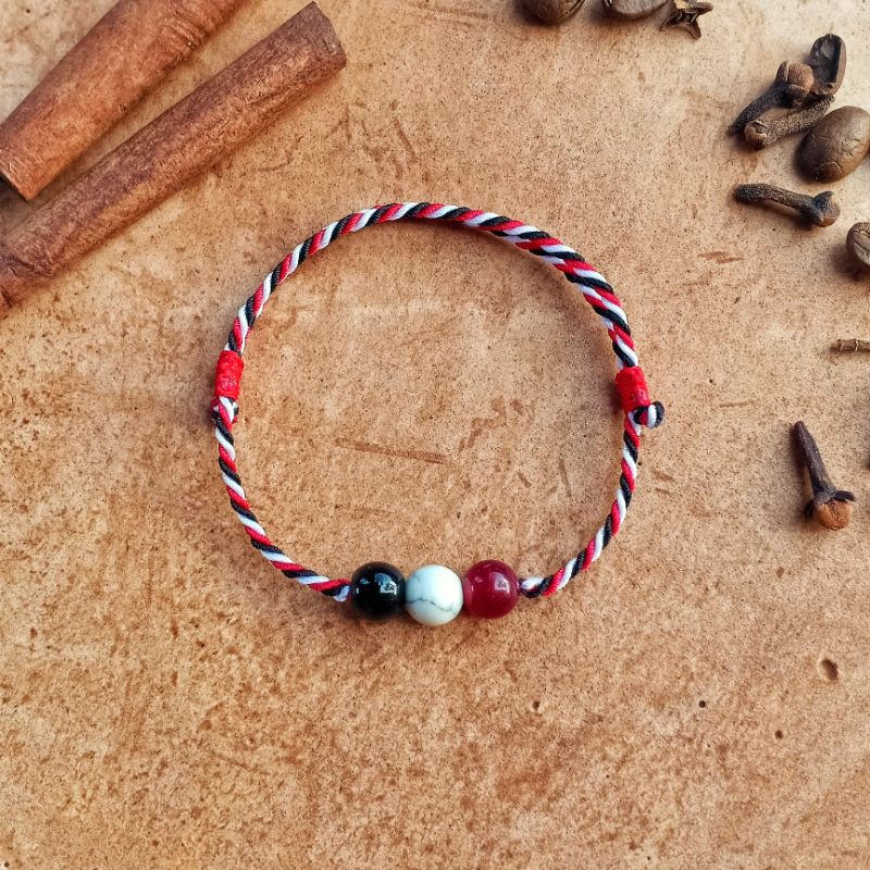 Jual Natural Stone Tridatu Bracelet / Gelang Batu Alam / Gelang Tridatu ...