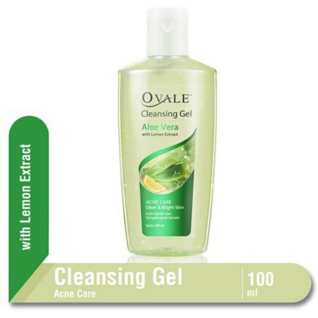 Jual Ovale Cleansing Gel Aloe Vera Acne Care 100ml | Shopee Indonesia